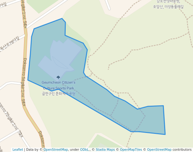 Geumcheon Citizen's Culture Sports Park in Seoul | Map and Routes