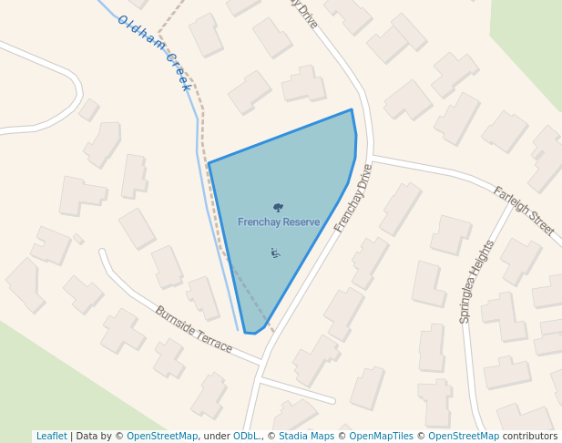 Frenchay Reserve in Nelson | Map and Routes