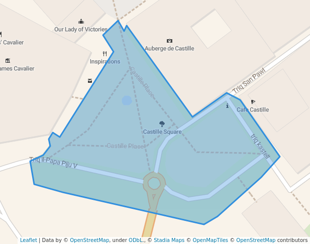 Castille Square in Valletta | Map and Routes