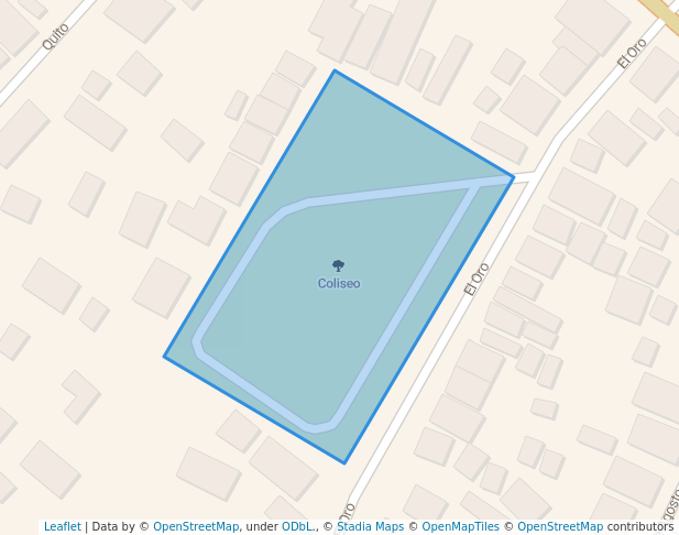 Coliseo in Montecristi | Map and Routes