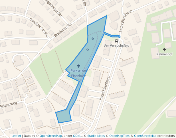 Park an der Eisenbach in Idstein | Map and Routes