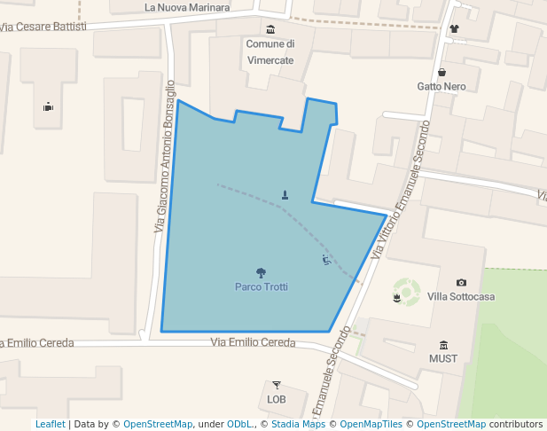 Parco Trotti in Vimercate | Map and Routes