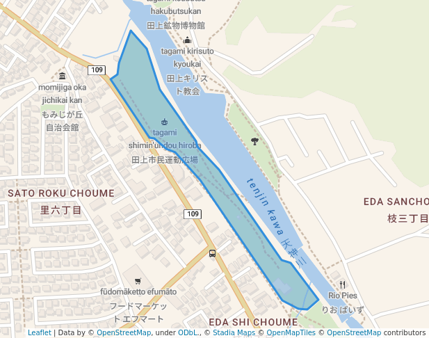 田上公園 in Otsu | Map and Routes
