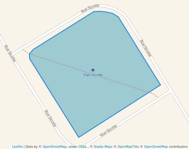 Parc Sicotte in Salaberry-de-Valleyfield | Map and Routes