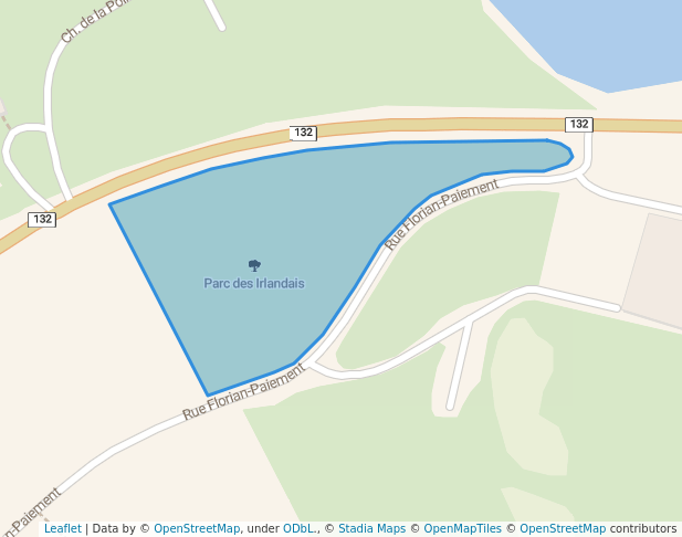 Parc des Irlandais in Salaberry-de-Valleyfield | Map and Routes