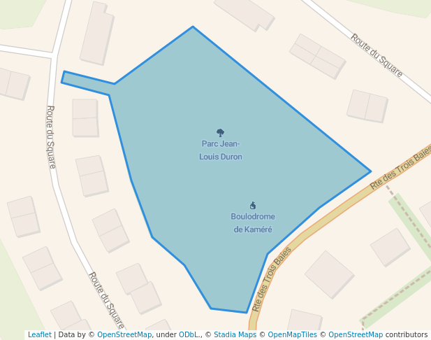 Parc Jean-Louis Duron in Nouméa | Map and Routes