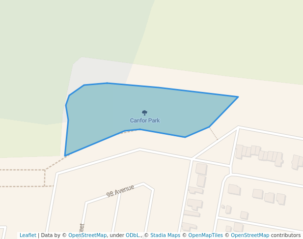 Canfor Park in High Level | Map and Routes