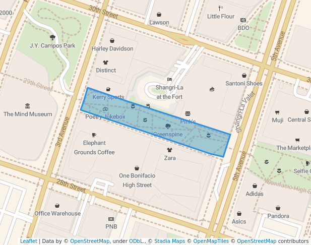 Greenspine in Taguig | Map and Routes