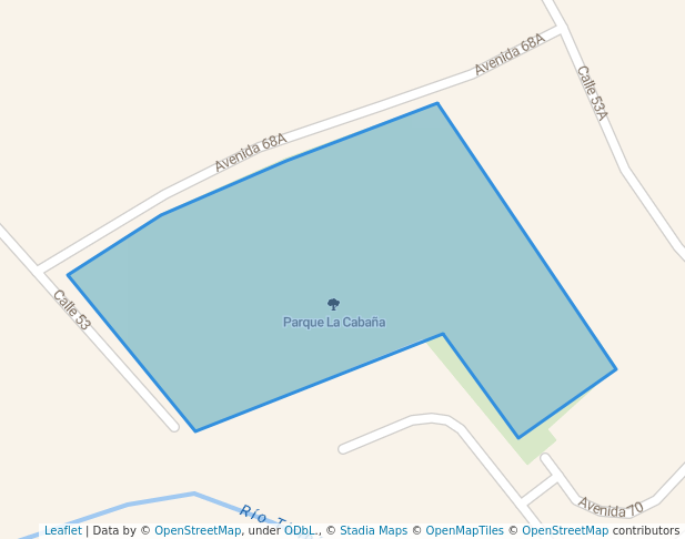 Parque La Cabaña in San Antonio de Desamparados | Map and Routes