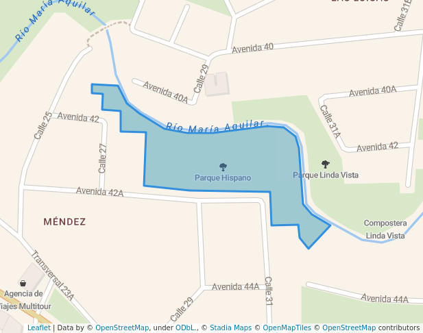 Parque Hispano in San Francisco de Dos Rios | Map and Routes