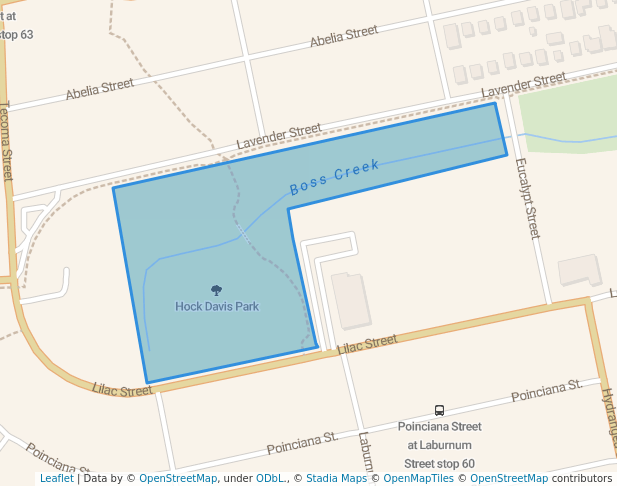 Hock Davis Park in Inala | Map and Routes
