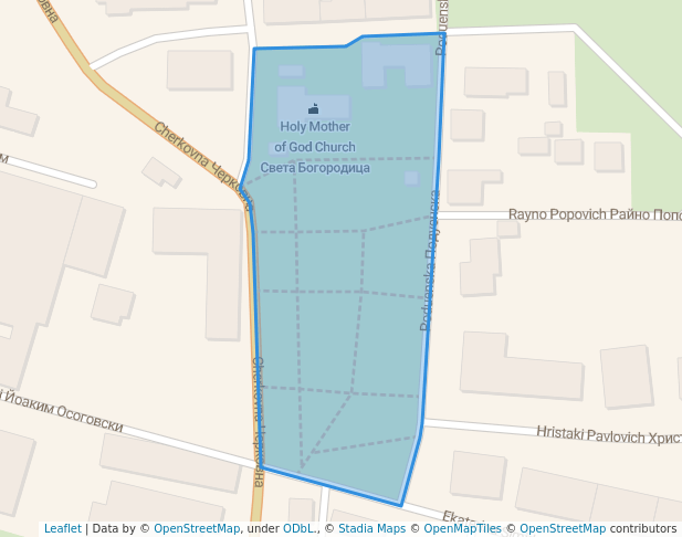 Gradina „Ploshtad Rodina“ in Sofia | Map and Routes