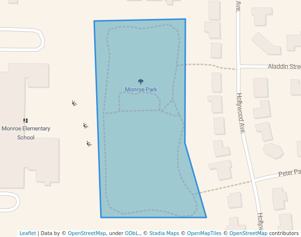 Monroe Park in Norman | Map and Routes