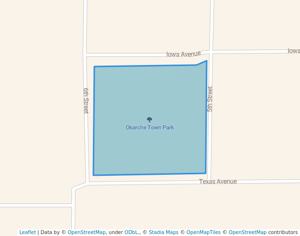 Okarche Town Park in Okarche | Map and Routes