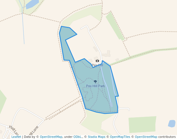 Pex Hill in Widnes | Map and Routes