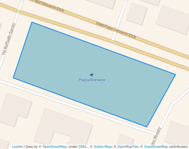 Piazza Bramante in Jesi | Map and Routes