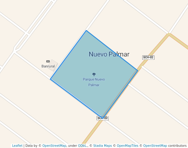 Parque Nuevo Palmar in El Nuevo Palmar | Map and Routes