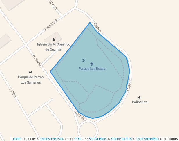 Parque Las Rocas in Caracas | Map and Routes