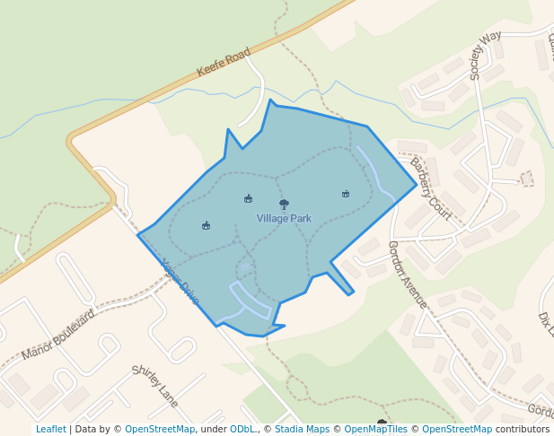 Village Park in Trenton | Map and Routes