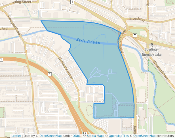 Burnaby Lake Park in Burnaby | Map and Routes
