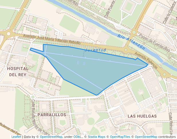 Parque del Parral in Burgos | Map and Routes