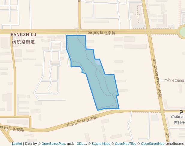 西山公园 in Bai Yin Shi | Map and Routes