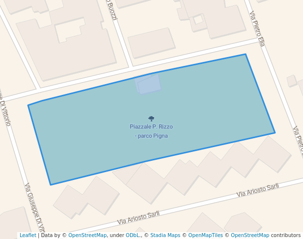 Piazzale P. Rizzo - parco Pigna in Latiano | Map and Routes