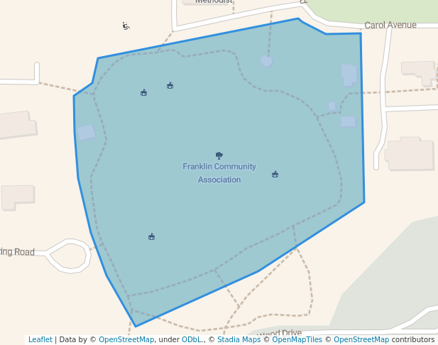 Franklin Community Association in Franklin | Map and Routes