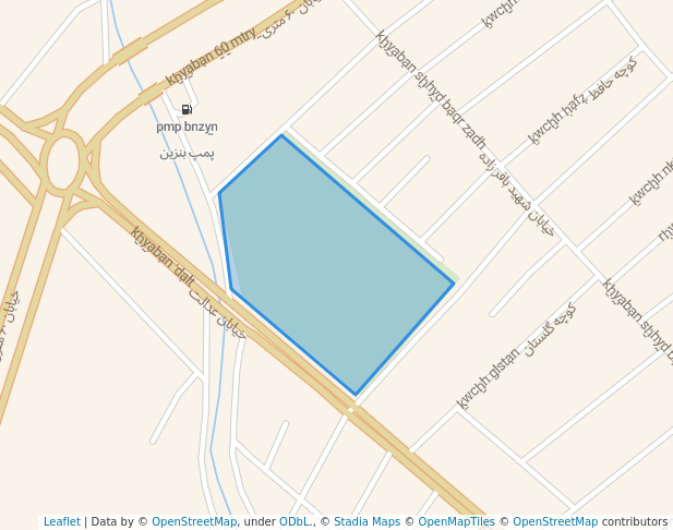 پارک آزادگان in Behbahan | Map and Routes