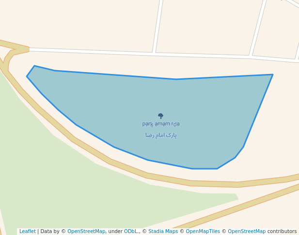 پارک امام رضا in Sabzevar | Map and Routes