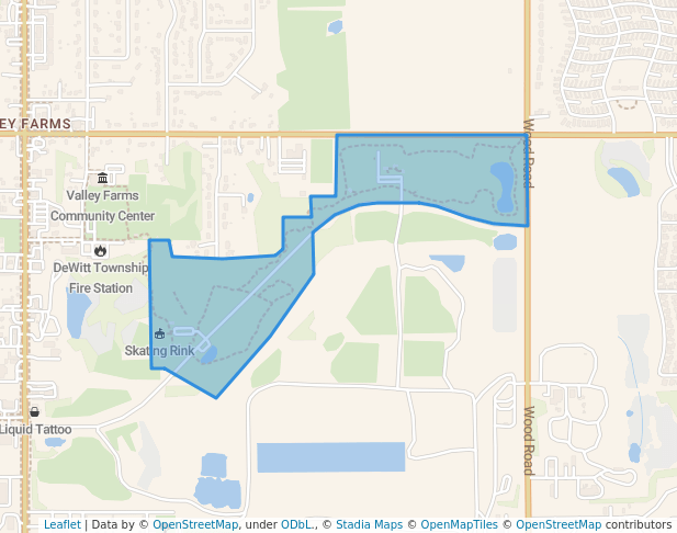 Granger Meadows Park in Lansing | Map and Routes