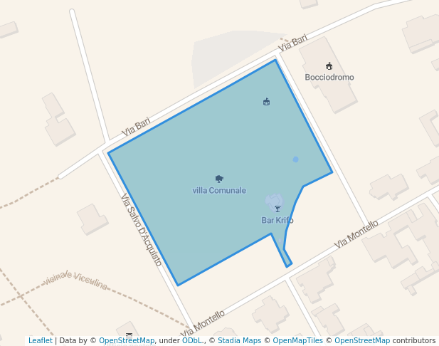 villa Comunale in Zollino | Map and Routes