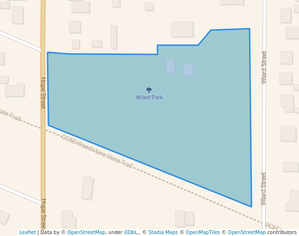 Wiard Park in Klamath Falls | Map and Routes