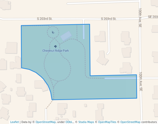 Chestnut Ridge Park in Kent | Map and Routes