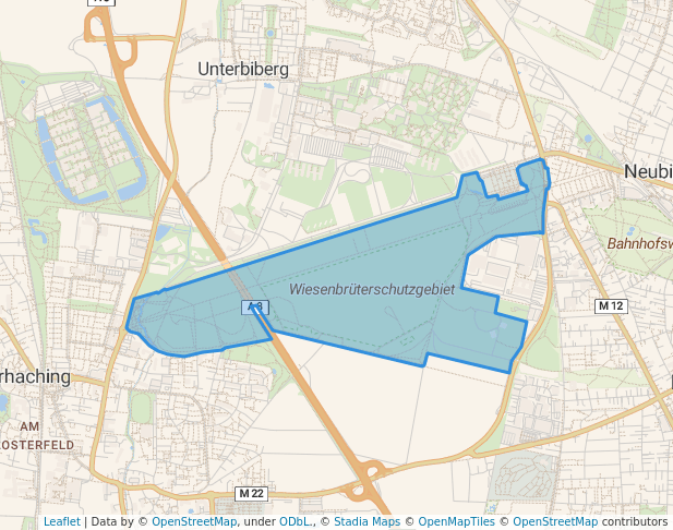 Landschaftspark Hachinger Tal in Unterhaching | Map and Routes