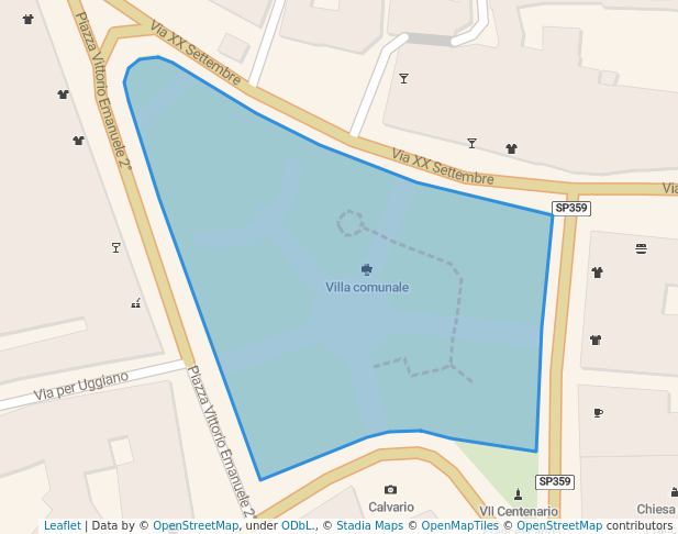 Villa comunale in Manduria | Map and Routes