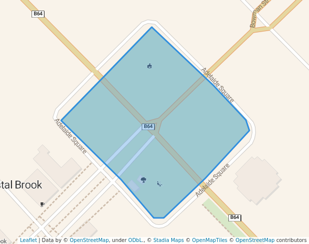 Adelaide Square in Crystal Brook | Map and Routes