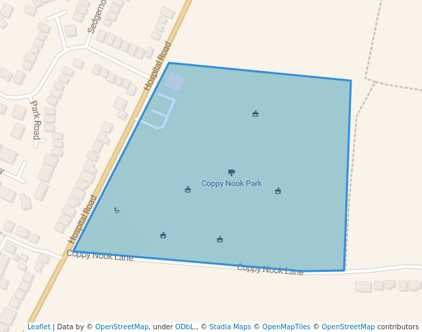 Coppy Nook Park in Burntwood | Map and Routes