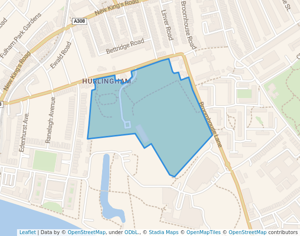 Hurlingham Park in London | Map and Routes