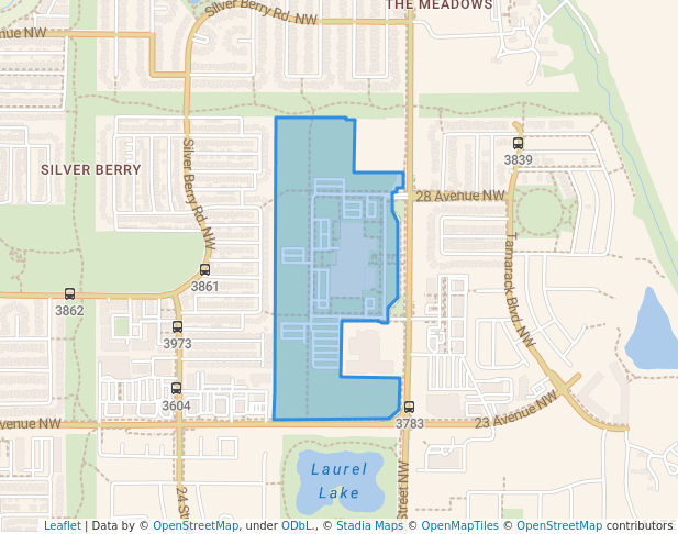 Meadows District Park in Edmonton | Map and Routes
