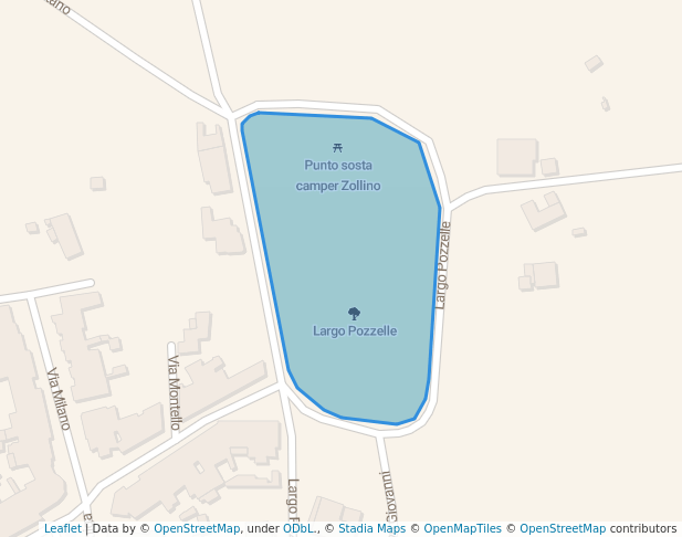 Largo Pozzelle in Zollino | Map and Routes