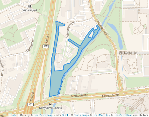 Vanhan-Gräsan puisto in Esbo | Map and Routes