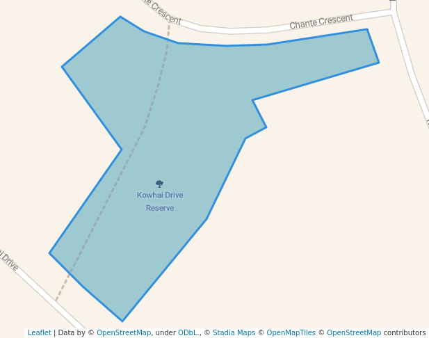 Kowhai Drive Reserve in Renwick | Map and Routes