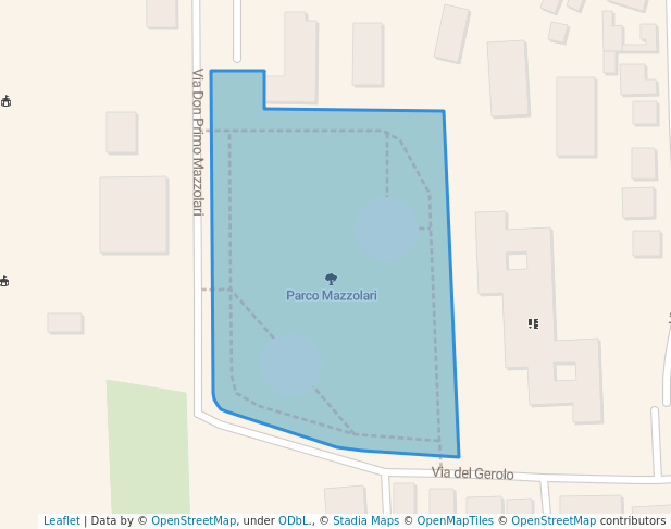 Parco Mazzolari in Rho | Map and Routes