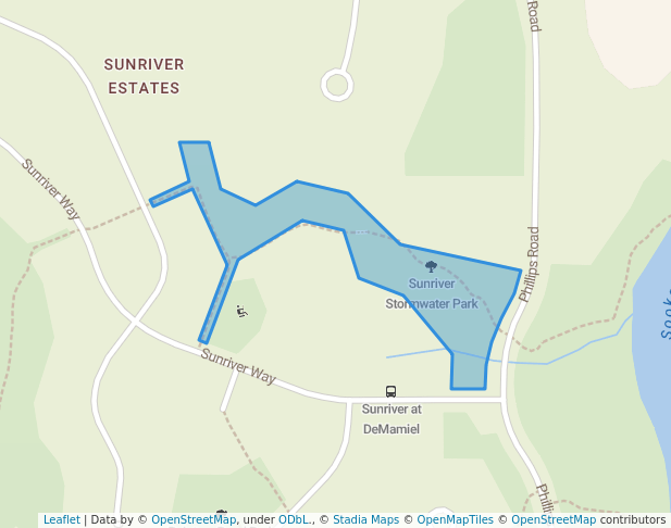 Sunriver Stormwater Park in Sooke | Map and Routes