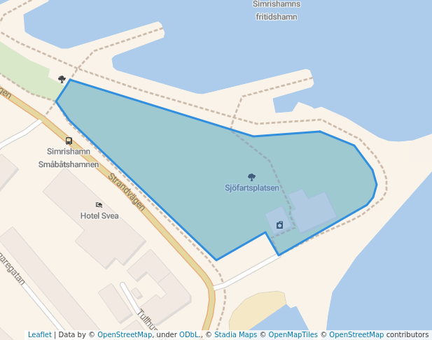 Sjöfartsplatsen in Simrishamn | Map and Routes