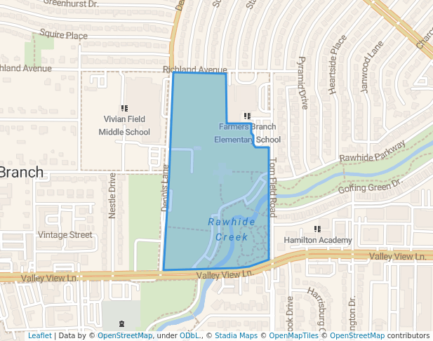 Oran Good Park in Farmers Branch | Map and Routes