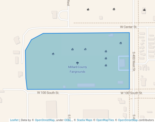Millard County Fairgrounds in Fillmore | Map and Routes