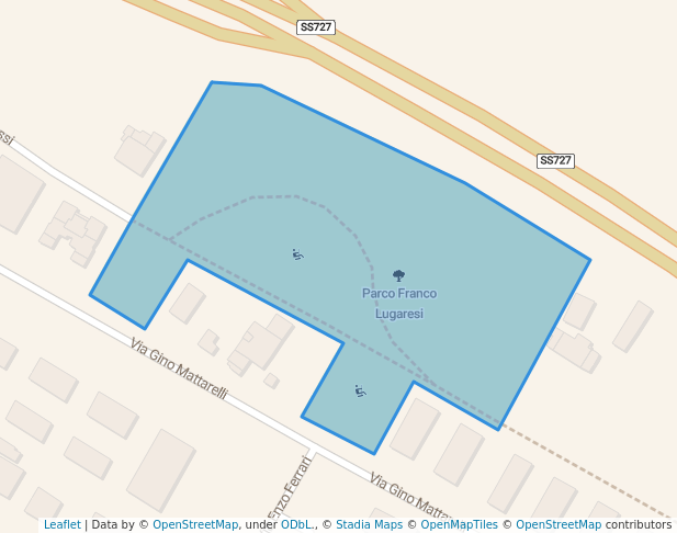 Parco Franco Lugaresi in Forlì | Map and Routes