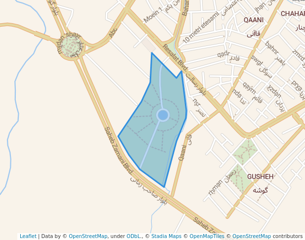 Azam Payambar Park in Borujerd | Map and Routes